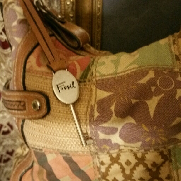 Fossil | Bags | Vintage Fossil Canvas Handbag | Poshmark